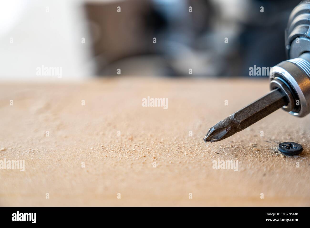 Damaged screw head caused by using the wrong bit and speed to install ...