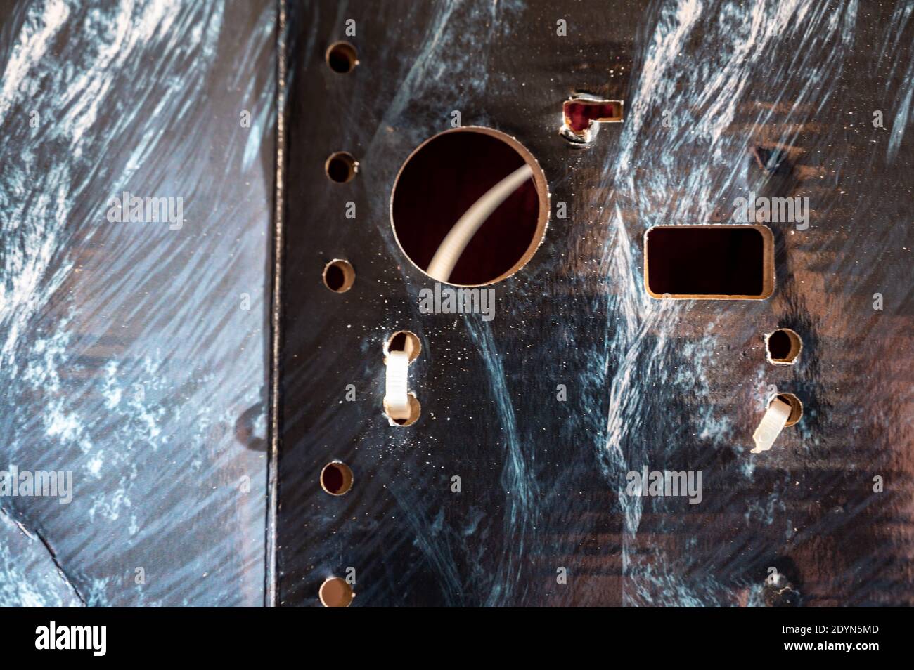 Packaging and display material discarded after opening Christmas ...