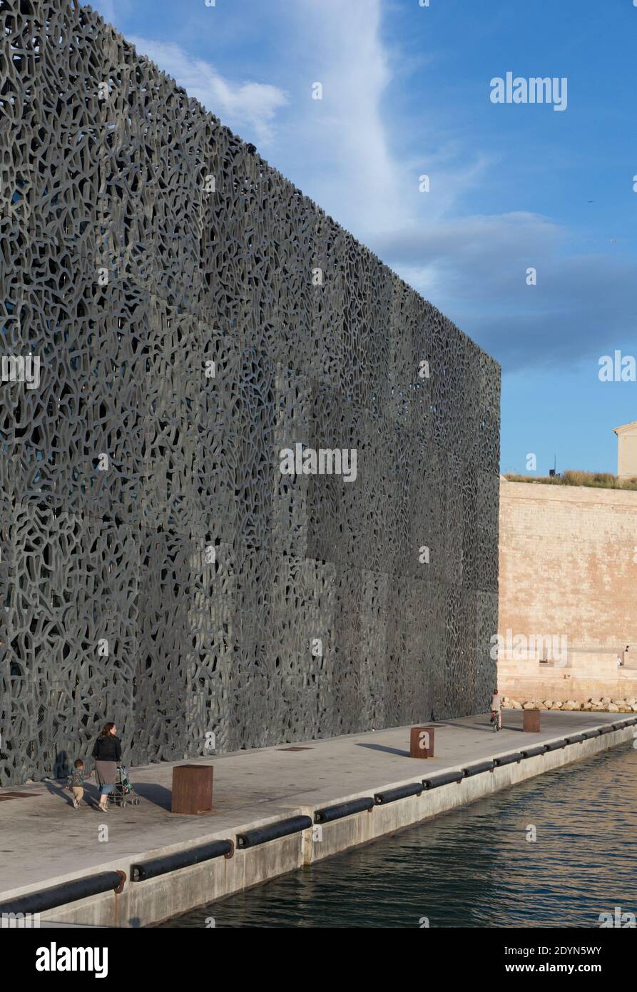 MuCEM was designed by design by the architect Rudy Ricciotti to house ...