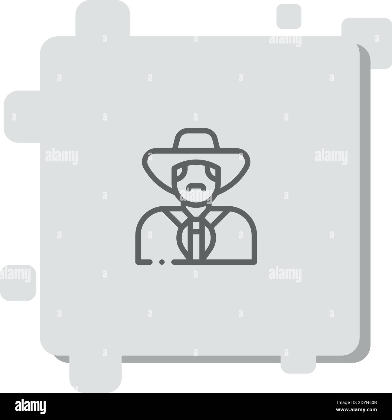 colombian vector icon modern simple vector illustration Stock Vector ...