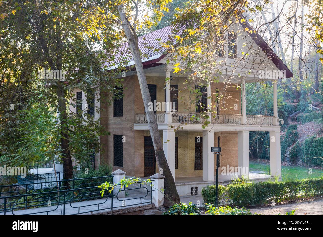 Royal Weapons Museum in Sa'dabad palace Complex, built by the Qajar and ...