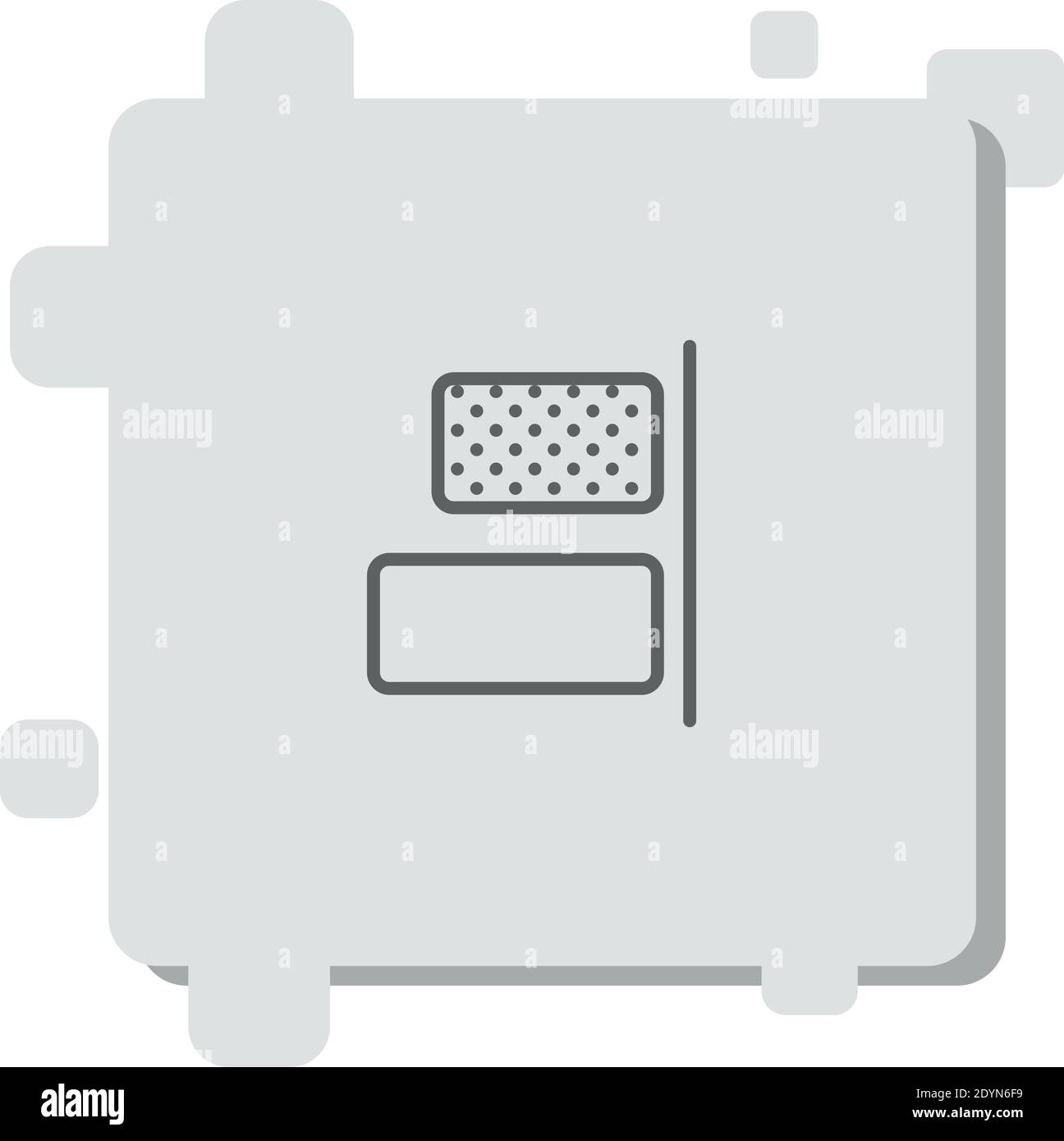 right alignment vector icon modern simple vector illustration Stock ...