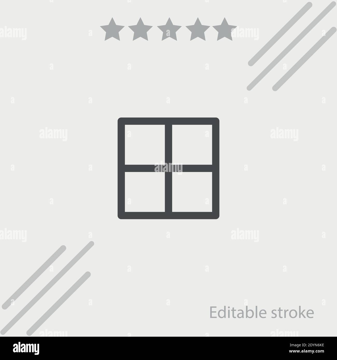 table vector icon modern simple vector illustration Stock Vector Image ...