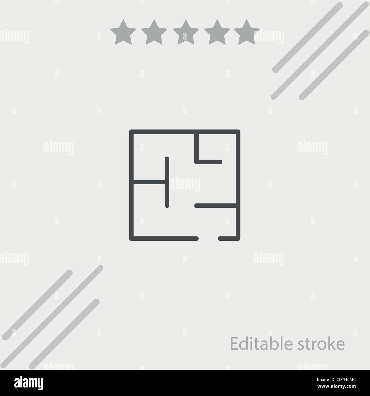 plan vector icon modern simple vector illustration Stock Vector Image ...