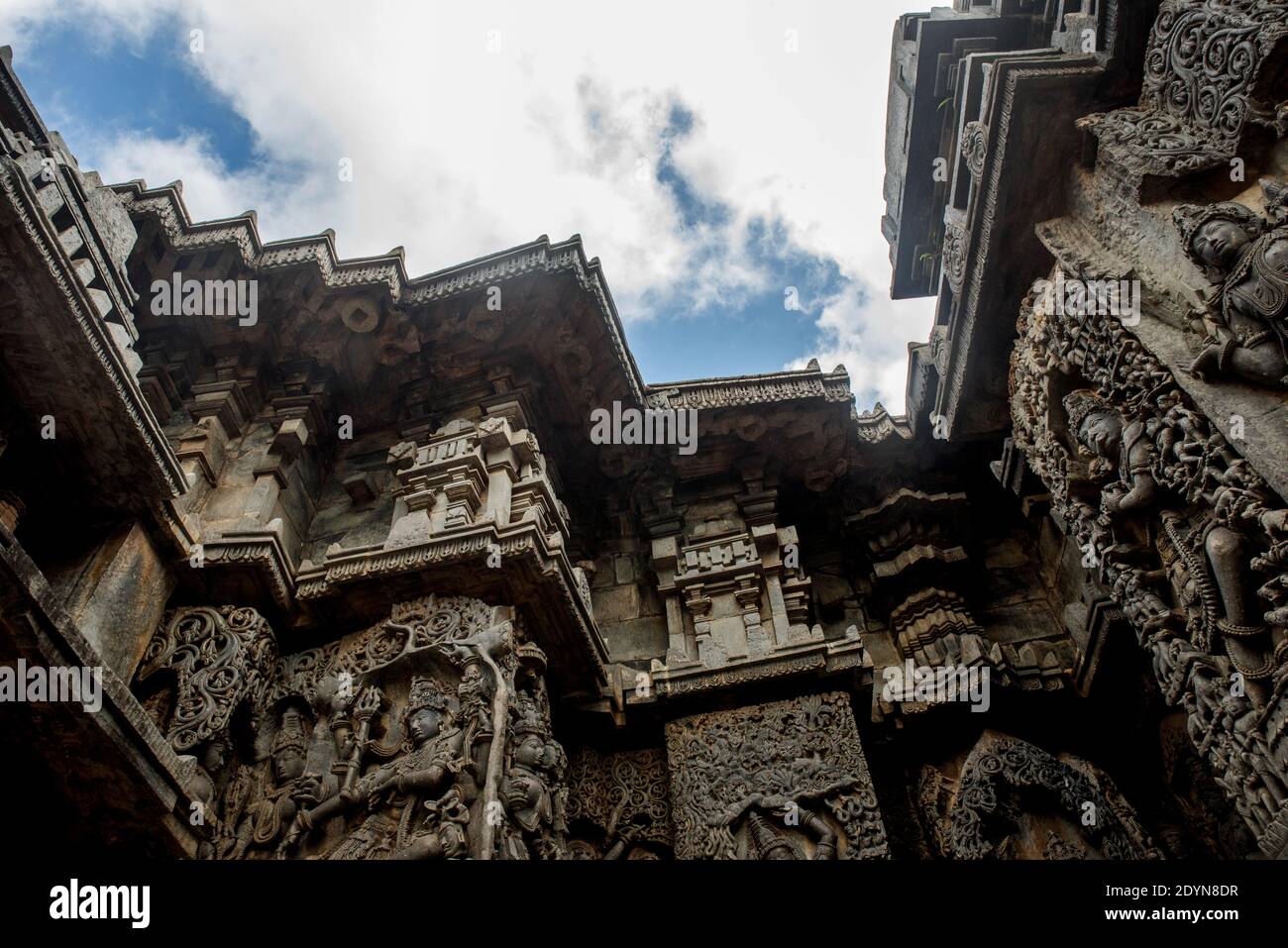 Ancient sculptures of Beluru and halebeedu Karnataka India Stock Photo ...