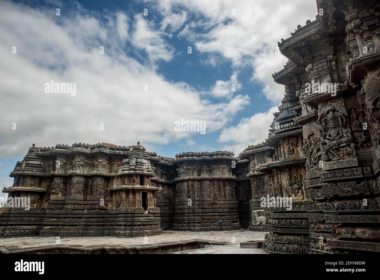 Ancient sculptures of Beluru and halebeedu Karnataka India Stock Photo ...