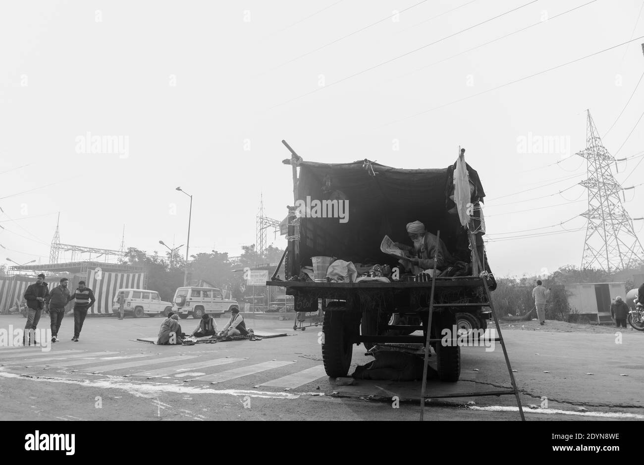 Bjp protest Black and White Stock Photos & Images - Alamy