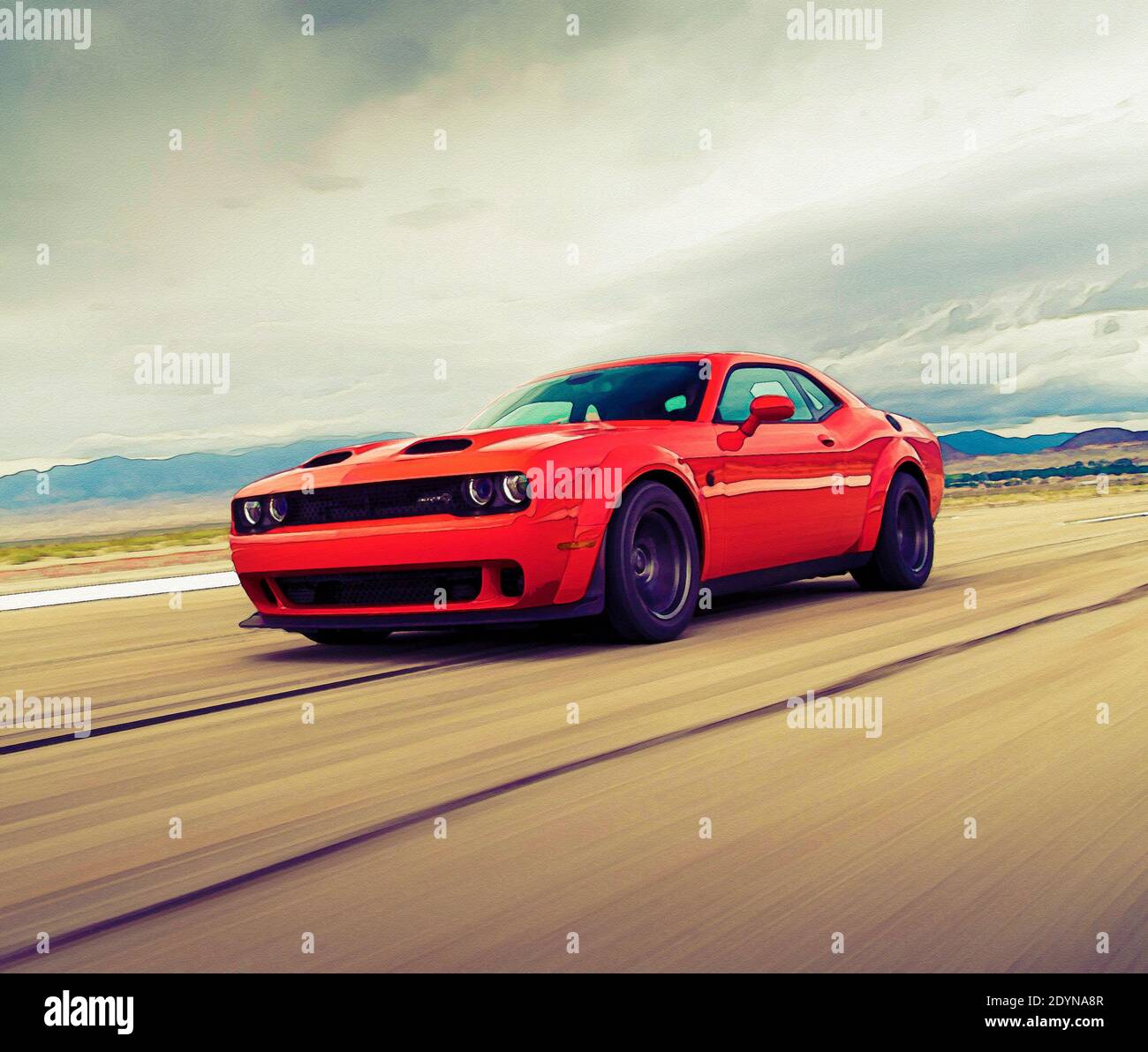 Dodge challenger srt car hi-res stock photography and images - Alamy