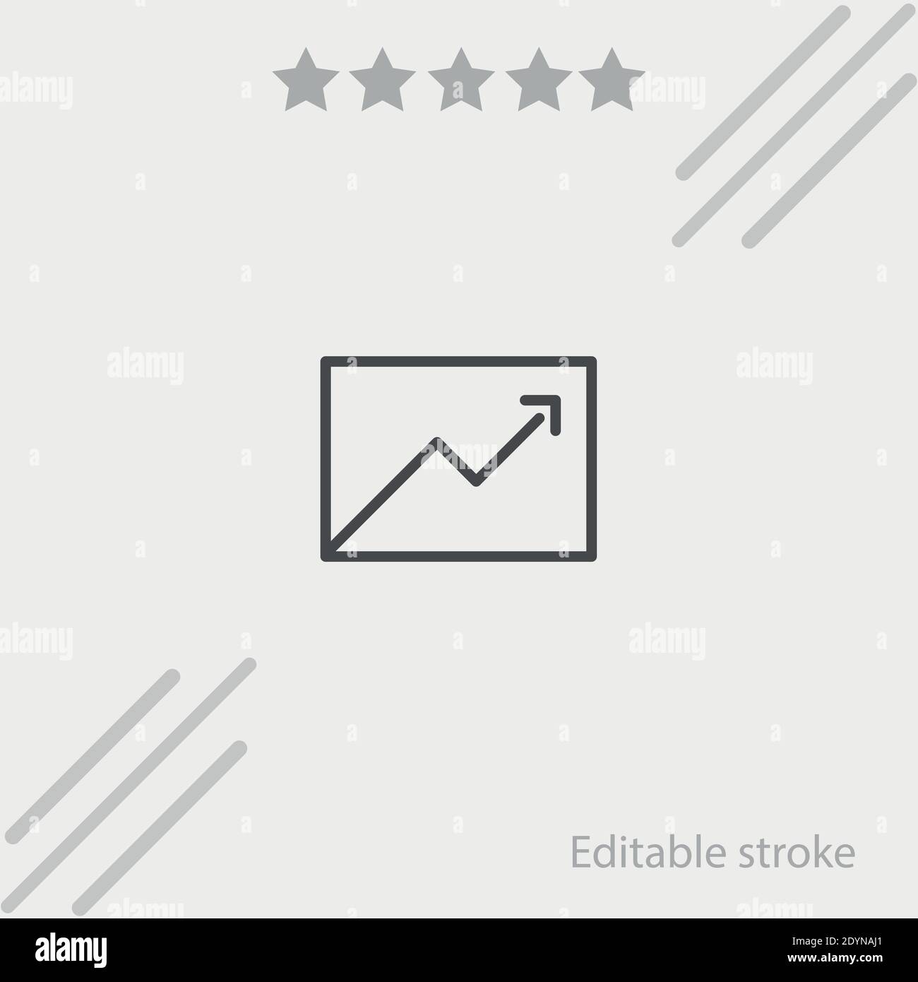 statistic vector icon modern simple vector illustration Stock Vector ...