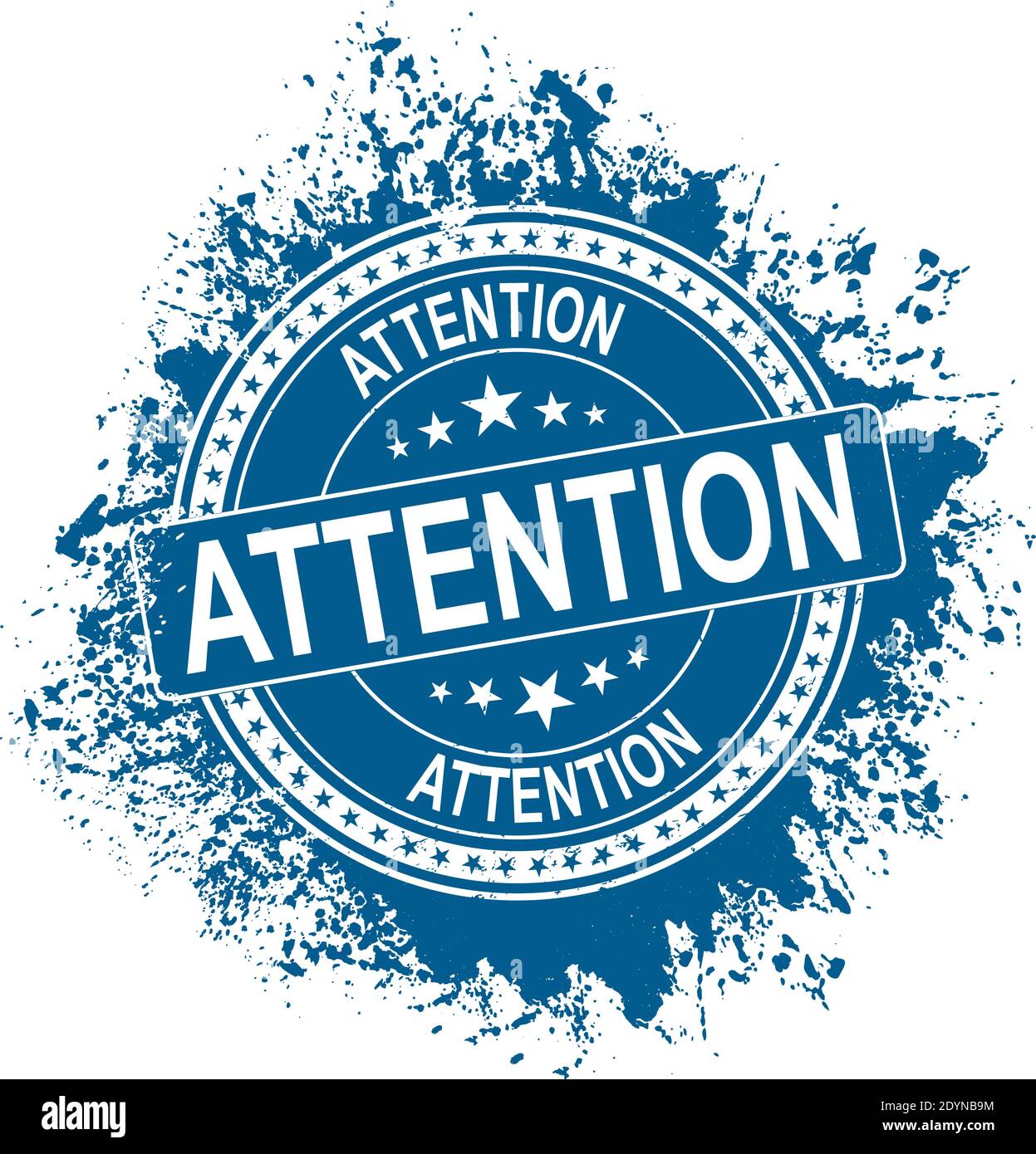 Attention Logo Blue