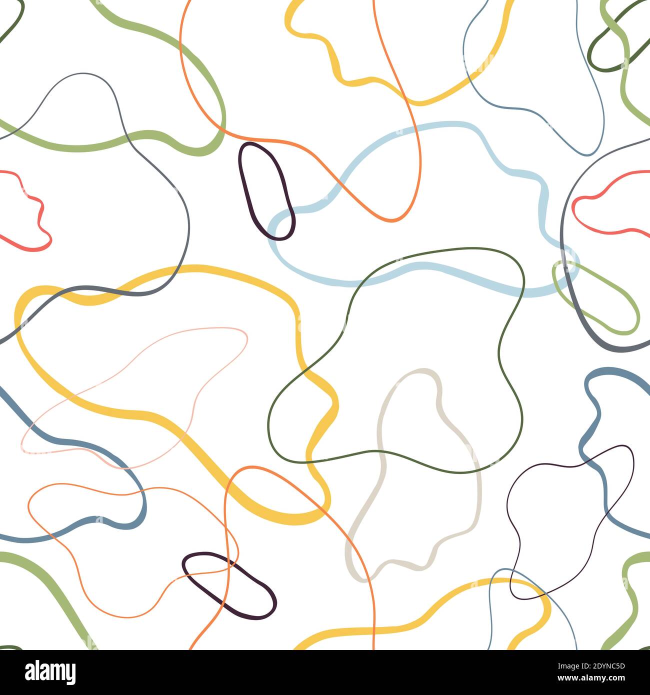 Contemporary pattern with abstract shapes Stock Vector Image & Art - Alamy