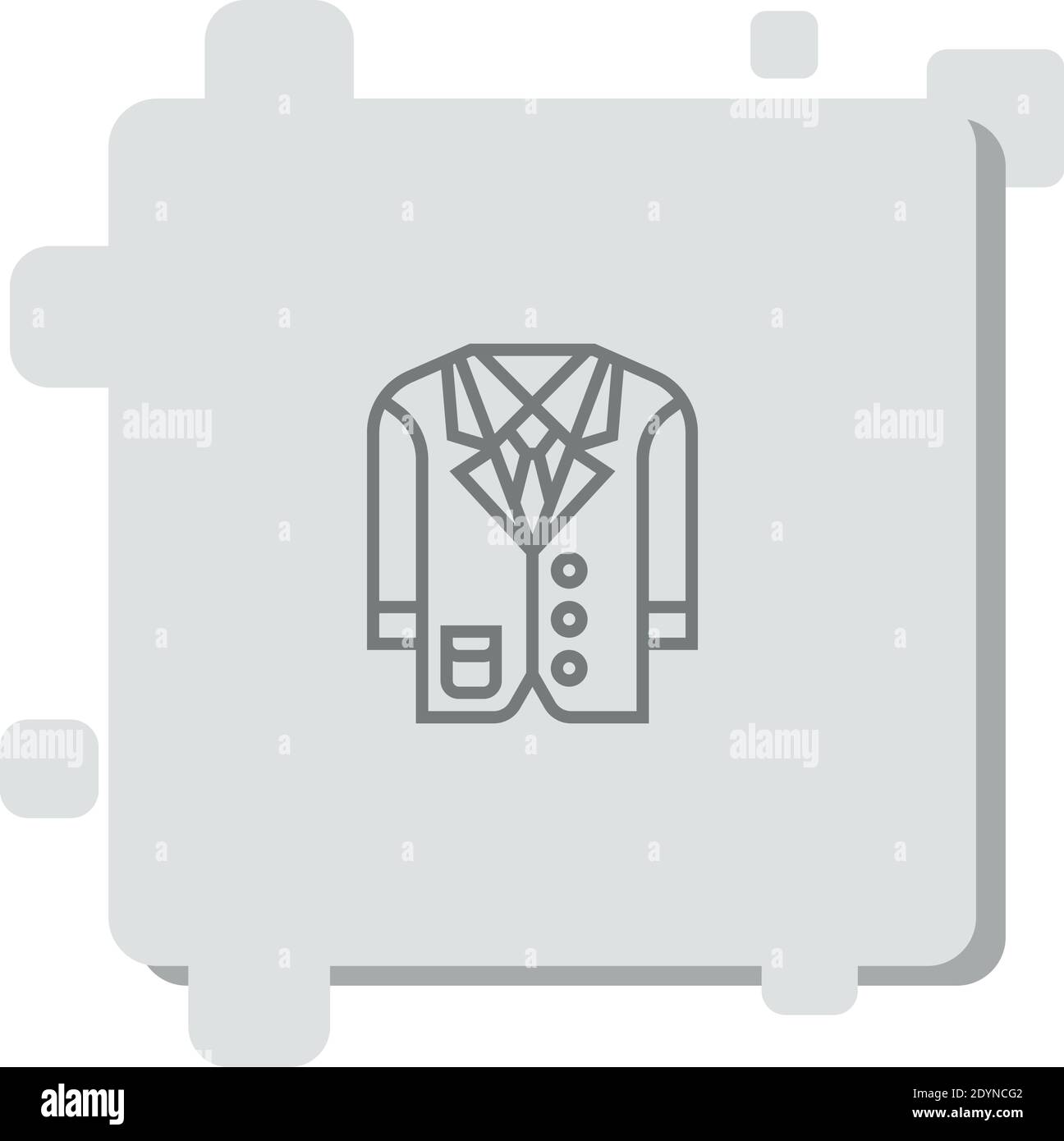 suit vector icon modern simple vector illustration Stock Vector Image ...