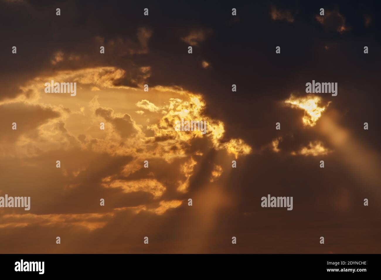 Sunset over the Bristol channel Stock Photo - Alamy