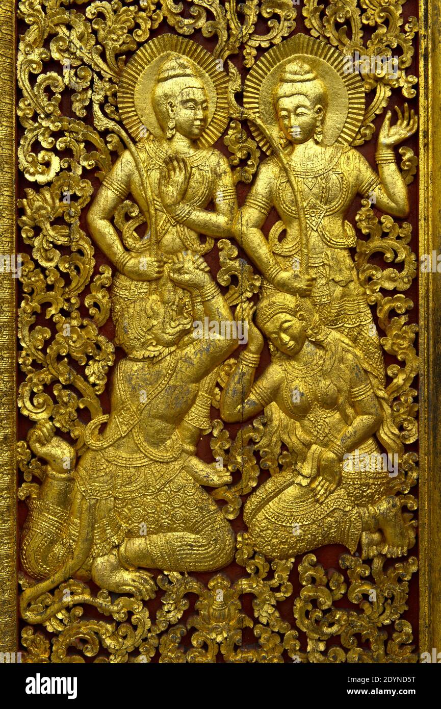 Epic ramayana lao pha lak pha lam hi-res stock photography and images ...