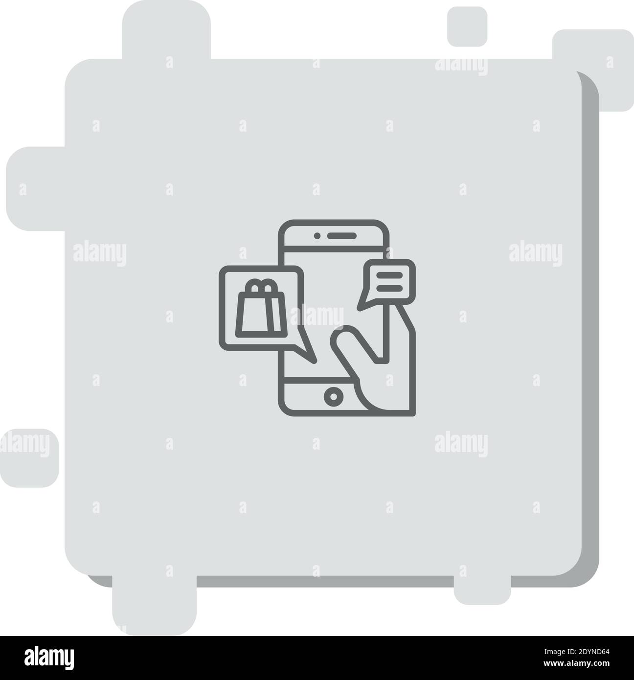 buying vector icon modern simple vector illustration Stock Vector Image ...