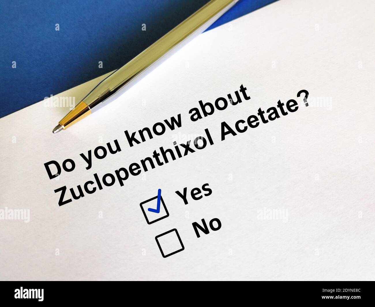 One person is answering question about psychiatric medication. The ...
