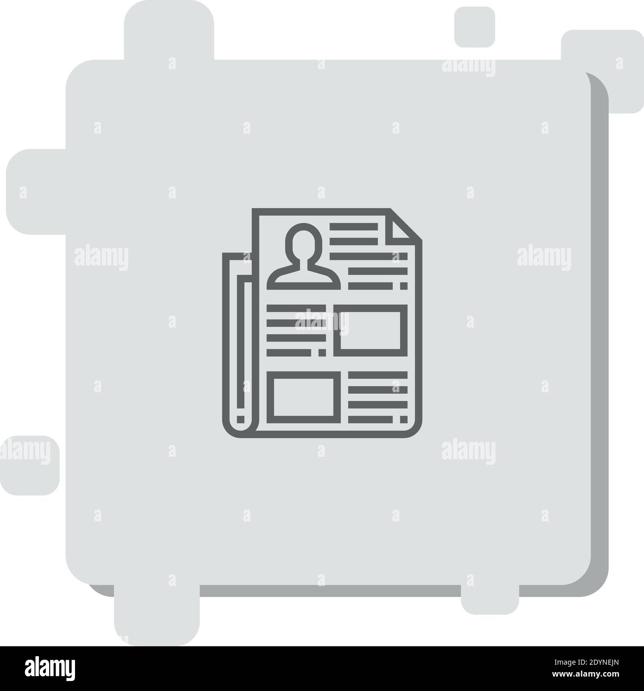 portfolio vector icon modern simple vector illustration Stock Vector ...