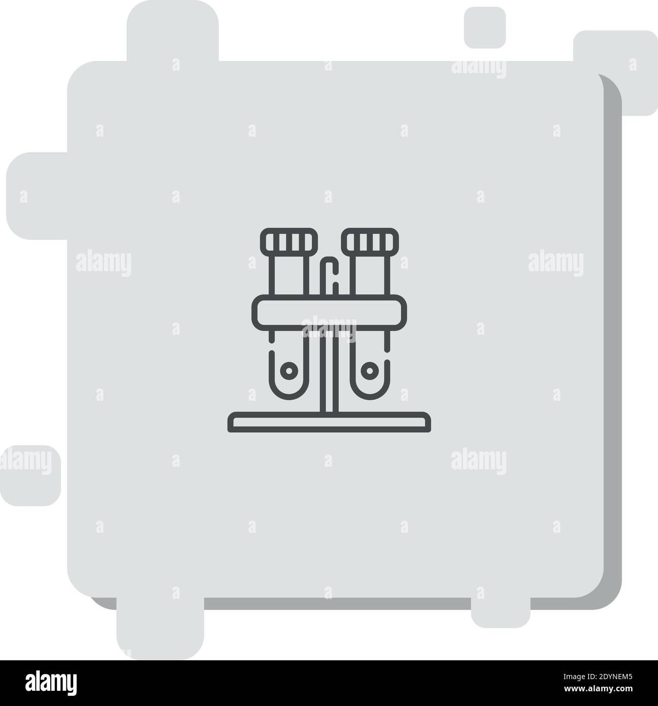 test tubes vector icon modern simple vector illustration Stock Vector ...
