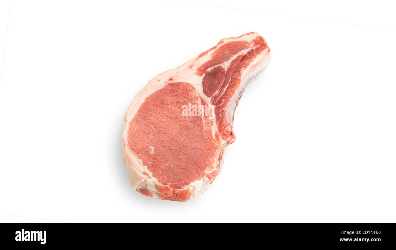 Raw steak on a white background. High quality photo Stock Photo - Alamy