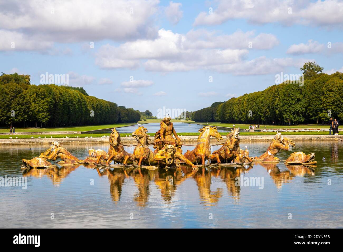 Fountain of Apollo with Apollo in the chariot of the sun, Bassin d ...