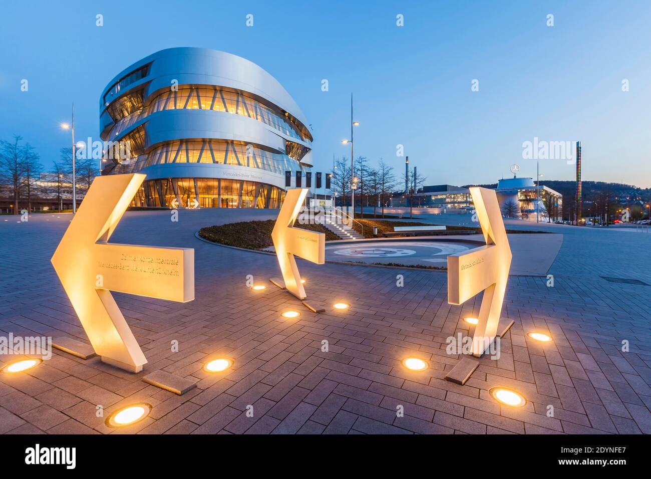 Headquarters mercedes benz stuttgart hi-res stock photography and ...