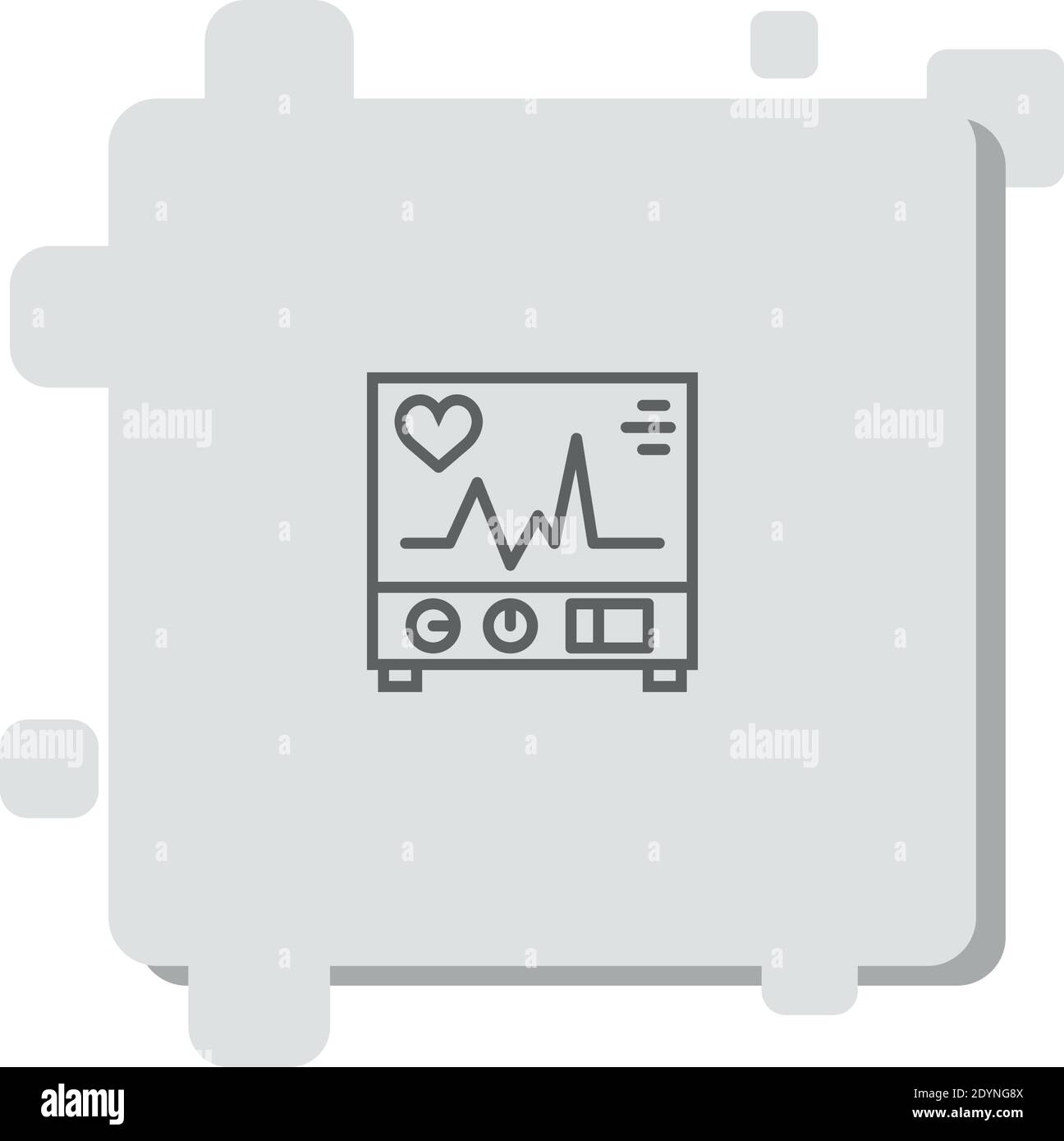 cardiogram vector icon modern simple vector illustration Stock Vector ...