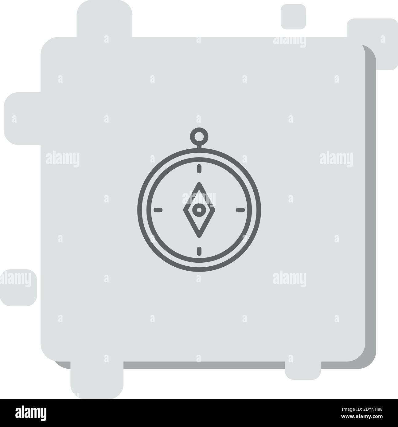 compass vector icon modern simple vector illustration Stock Vector ...