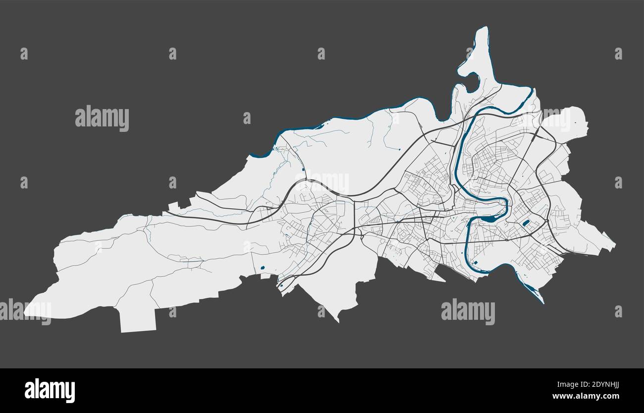 Bern area map hi-res stock photography and images - Alamy