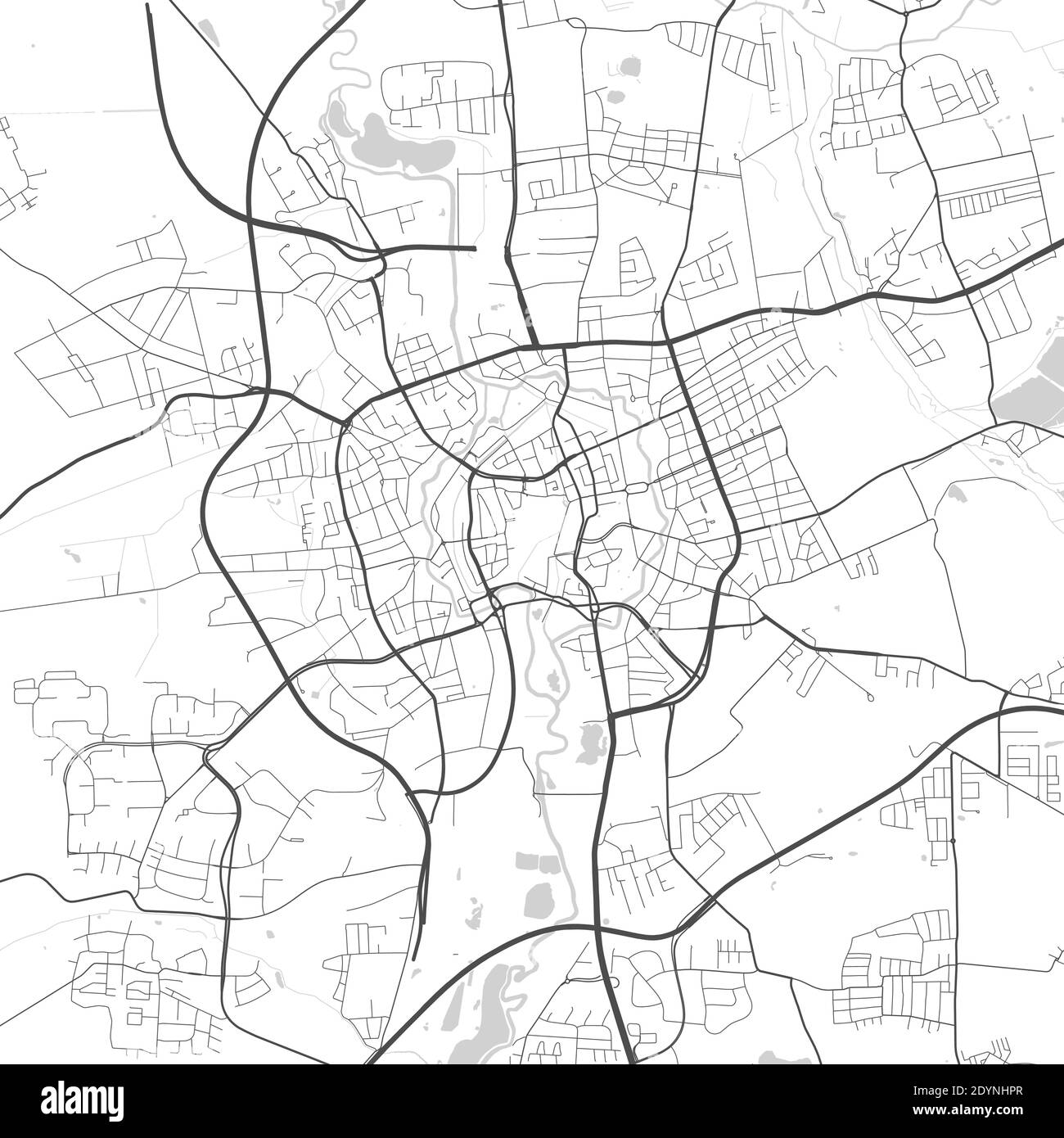 Urban city map of Braunschweig. Vector illustration, Braunschweig map ...