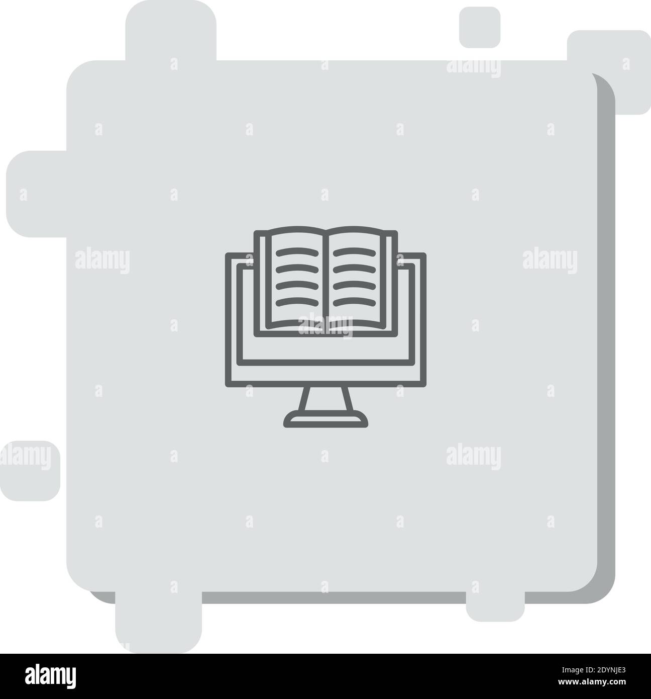elearning vector icon modern simple vector illustration Stock Vector ...