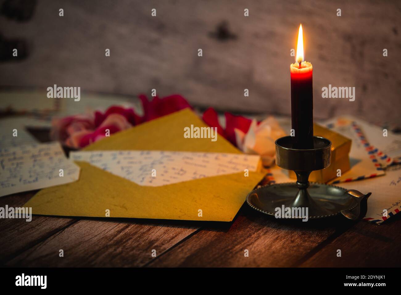 Birthday candle letters hi-res stock photography and images - Alamy