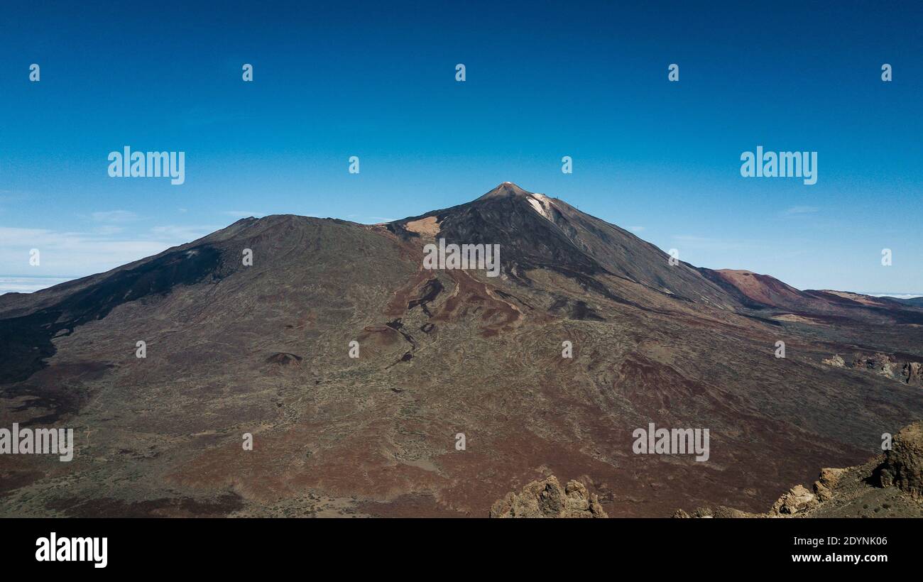 The teide volcano and the cinchado rock on tenerife hi-res stock photography and images - Alamy