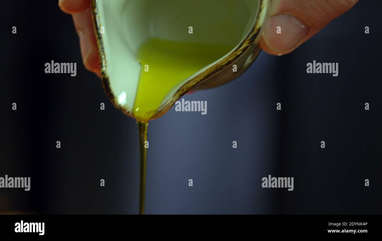 Raw vegetables pouring italian oil pouring hi-res stock photography and ...
