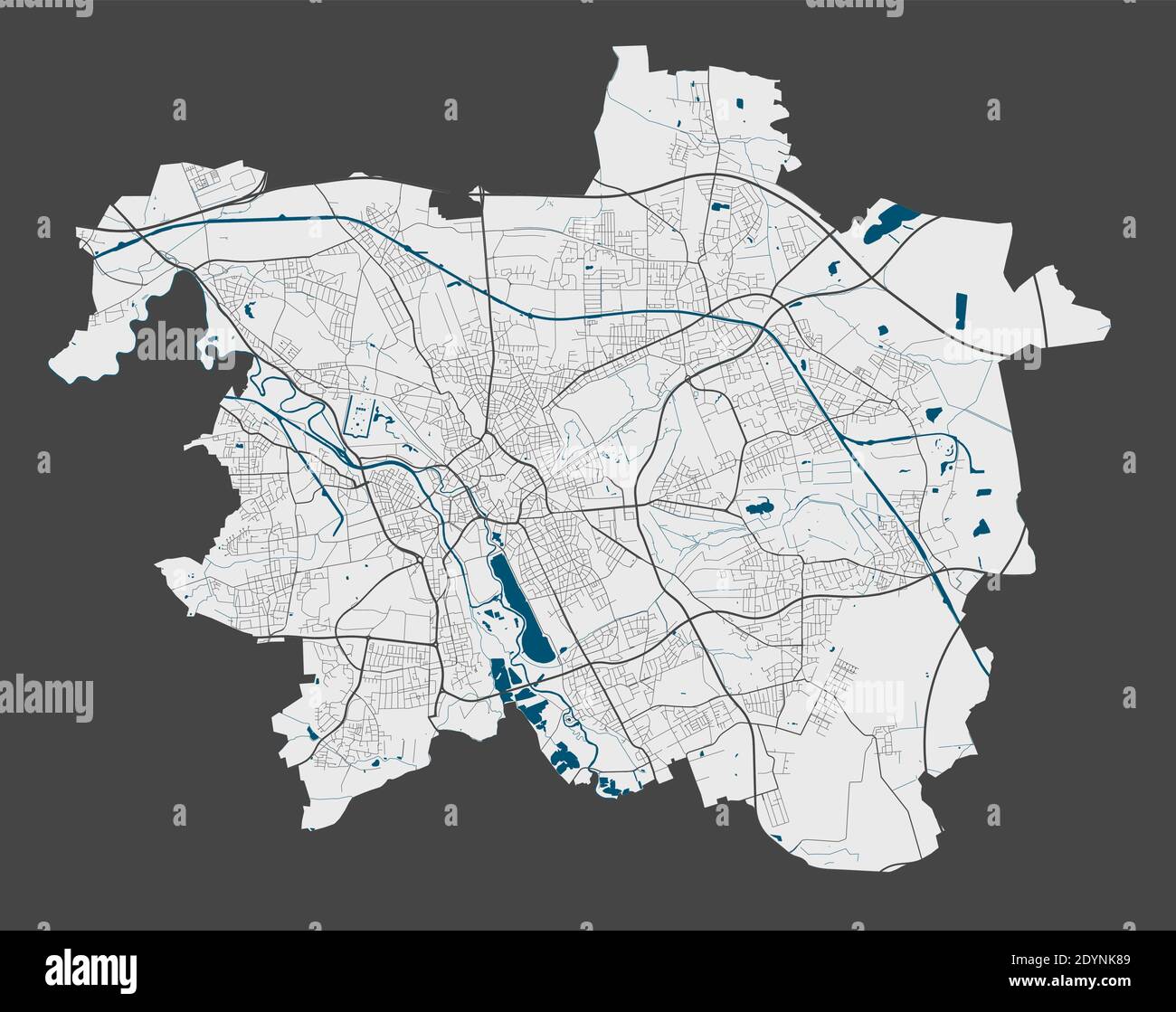 Hannover streets Stock Vector Images - Alamy