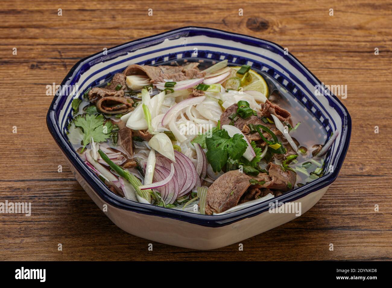 Vietnamese cuisine - beef Pho Bo soup Stock Photo - Alamy