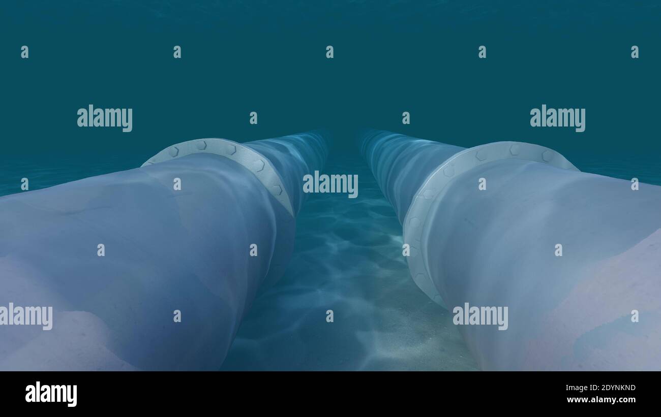 Underwater oil pipeline hi-res stock photography and images - Alamy