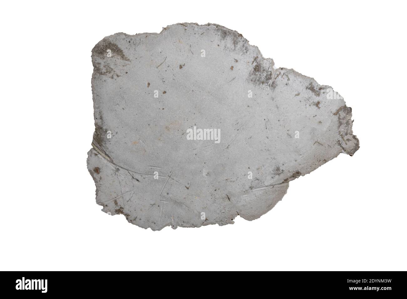 pieces of concrete isolated on white Stock Photo - Alamy