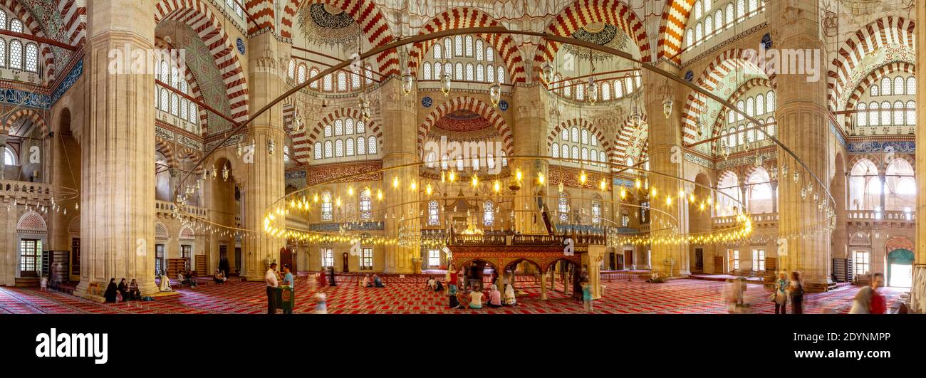 Interior of selimiye mosque hi-res stock photography and images - Alamy