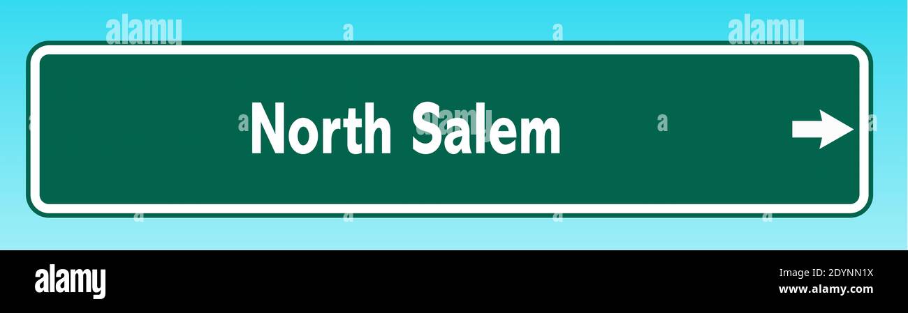 Salem road sign hi-res stock photography and images - Alamy