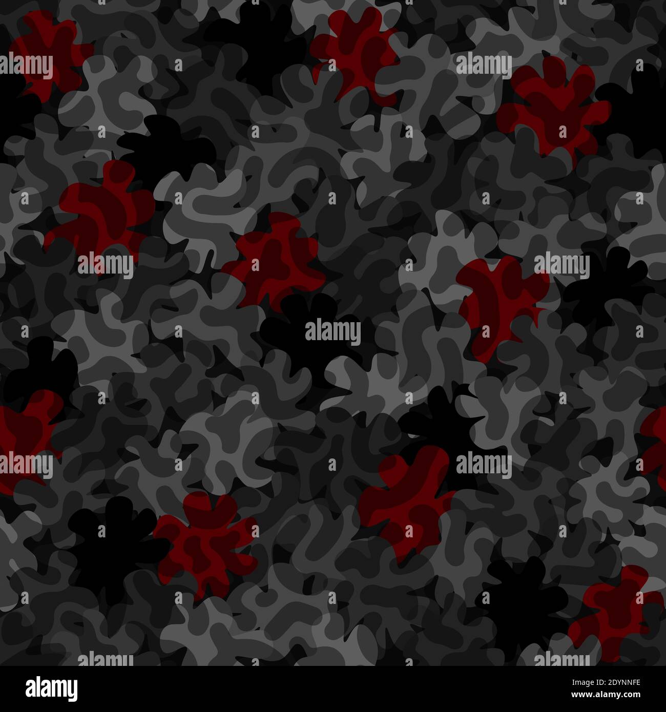 Seamless pattern dark smoke clouds camouflage texture Stock Vector ...