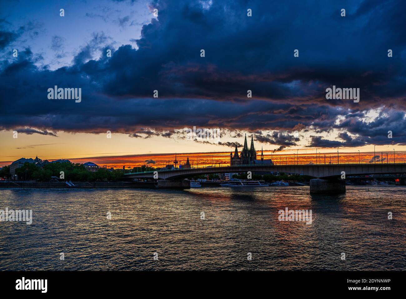 Deutz Suspension Bridge High Resolution Stock Photography and Images ...