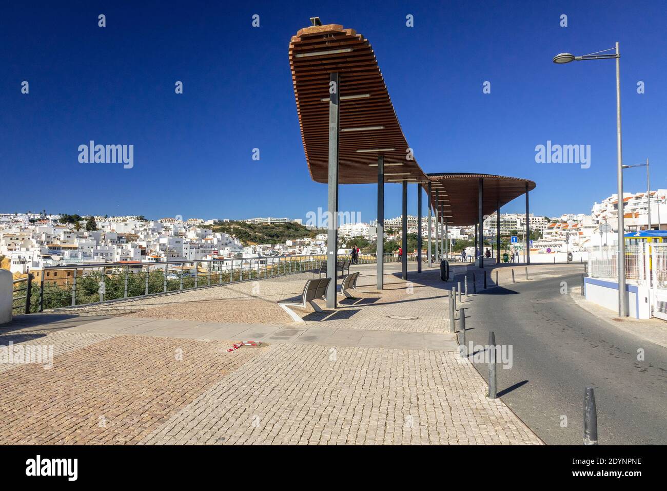 Albufeira Old Town Viewing Area Looking Down At Old Town Albufeira And ...