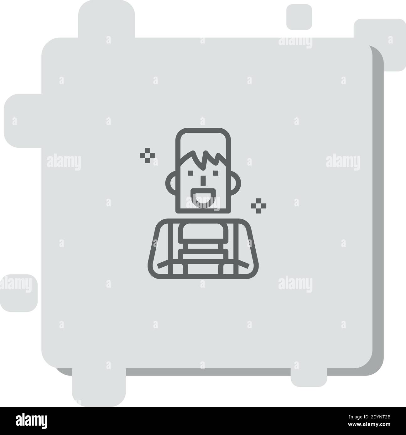 eating vector icon modern simple vector illustration Stock Vector Image ...