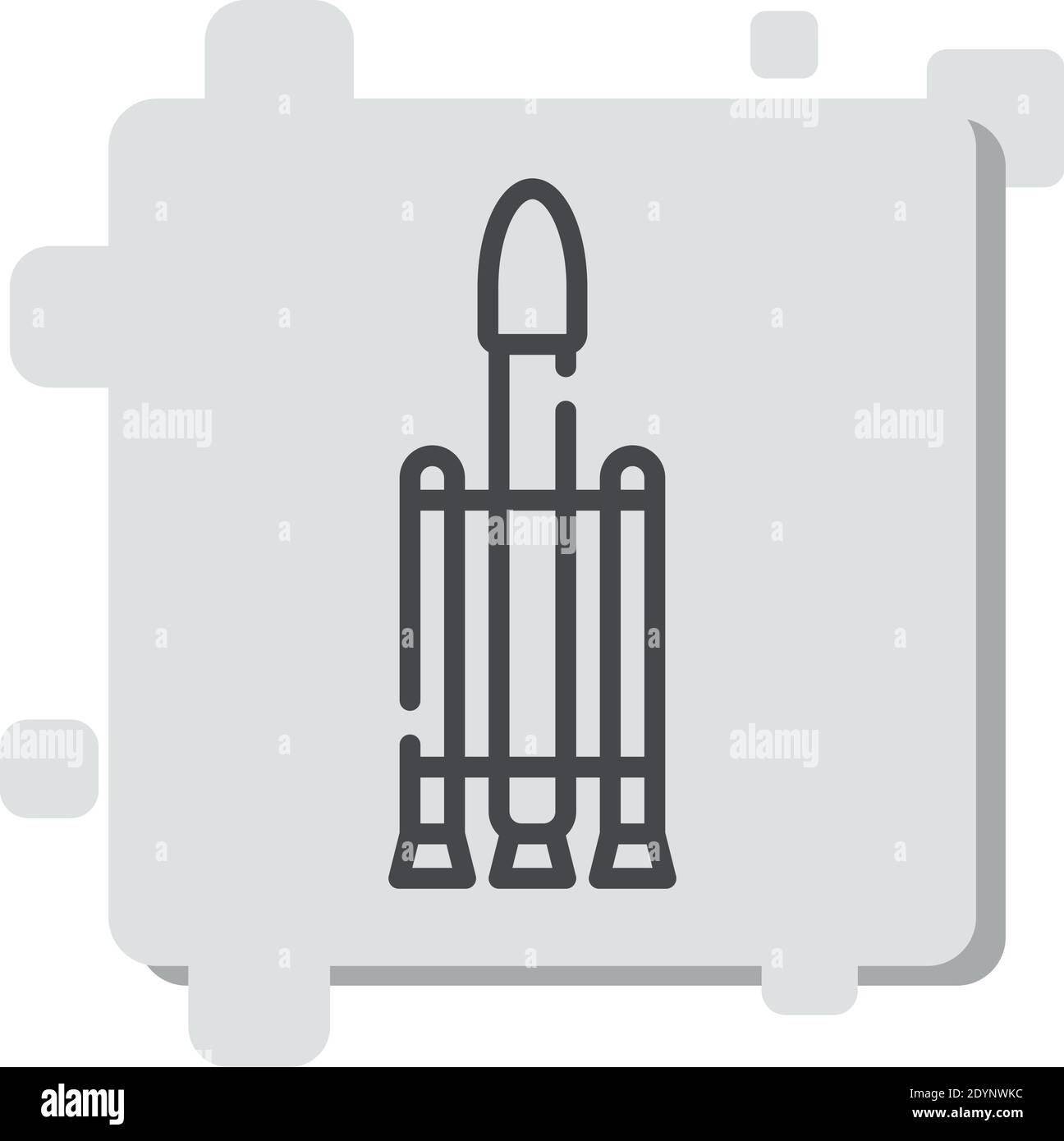 rocket vector icon modern simple vector illustration Stock Vector Image ...