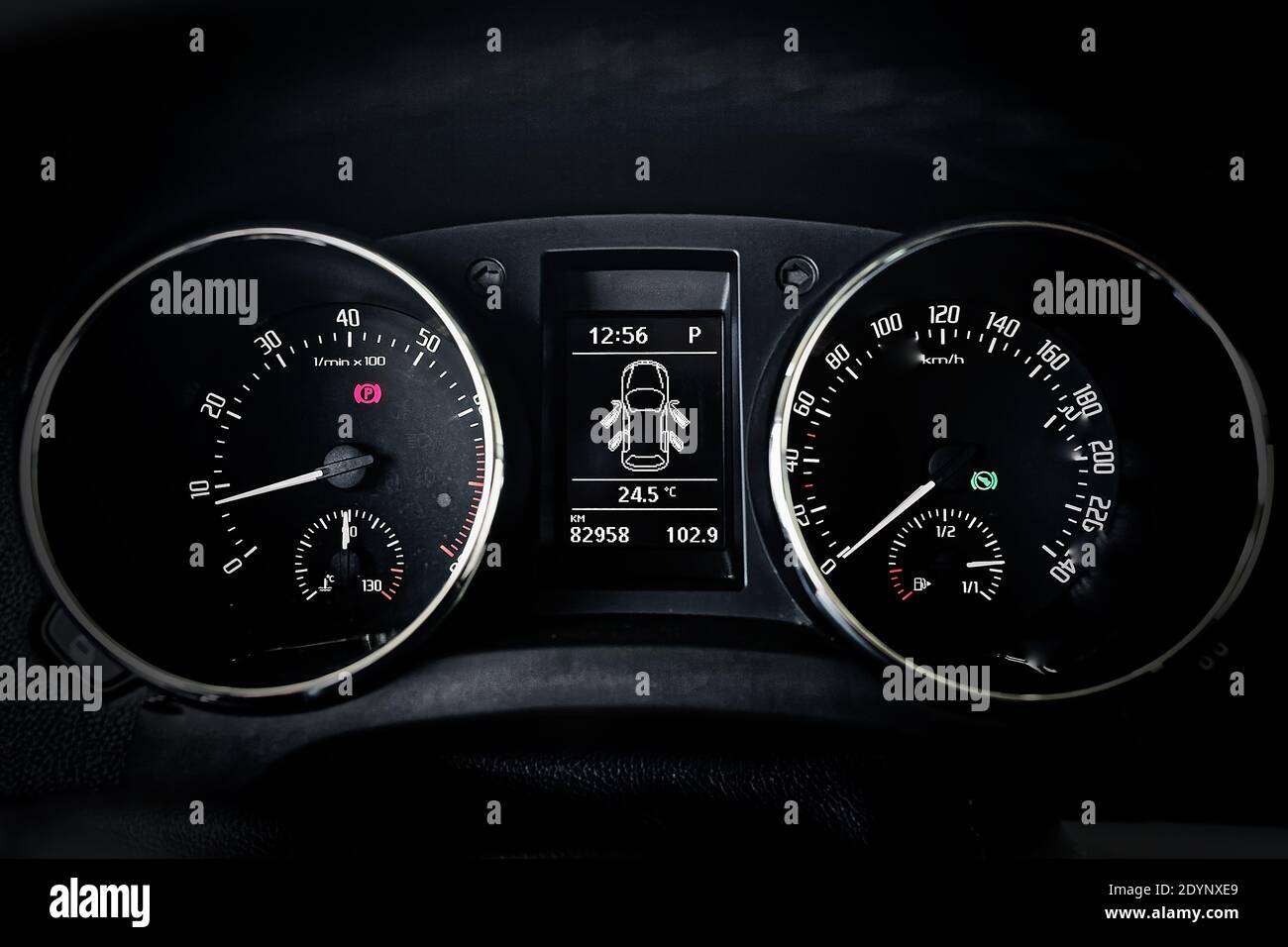 Speedometer tachometer dashboard in car hi-res stock photography and ...