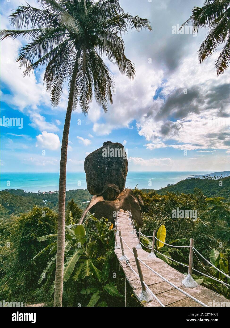 Koh Samui Overlap Stone in thailand, south east Asia Stock Photo - Alamy