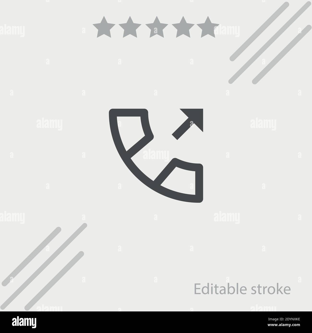 out vector icon modern simple vector illustration Stock Vector Image ...