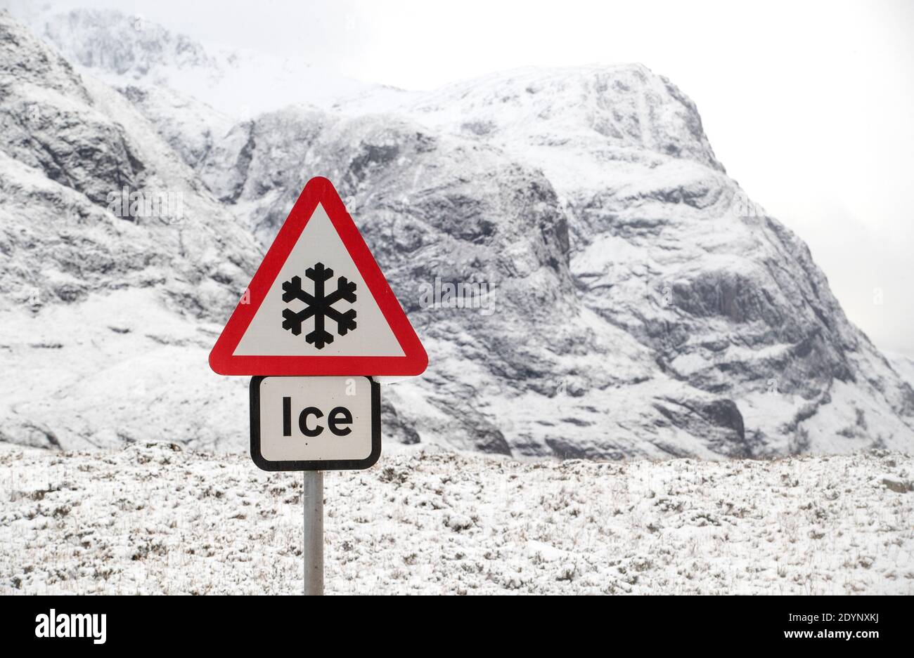 A82 road warning sign hi-res stock photography and images - Alamy