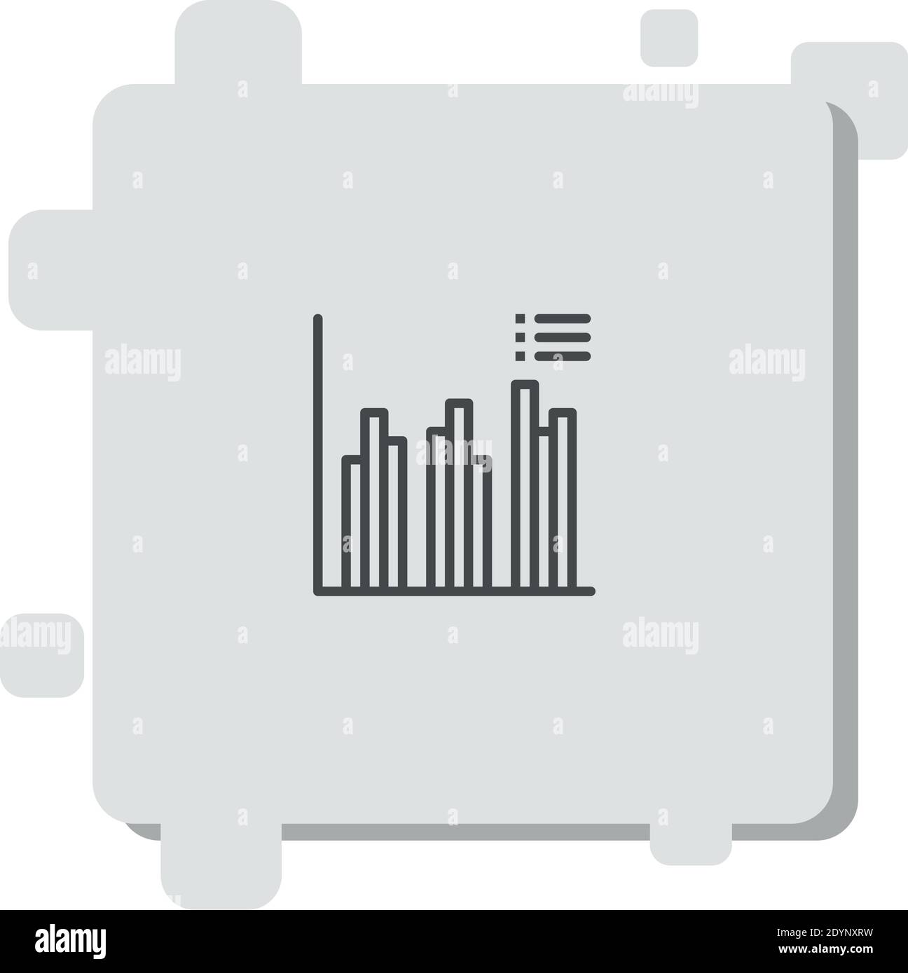 graph vector icon modern simple vector illustration Stock Vector Image ...