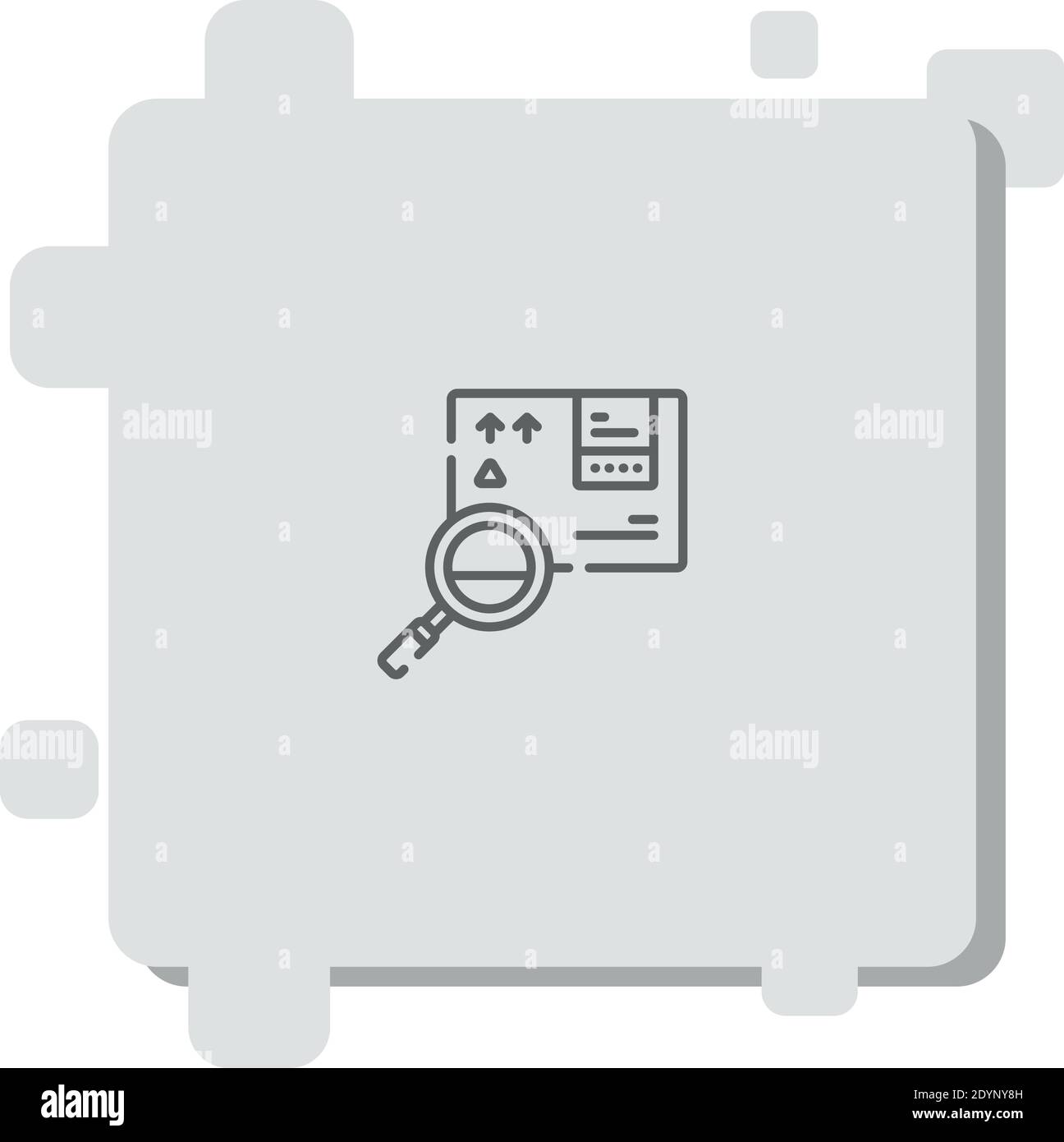 inspection vector icon modern simple vector illustration Stock Vector ...